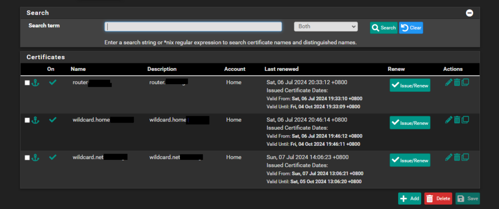 Using Acme To Get Certificates From Lets Encrypt On Pfsense Codestrian